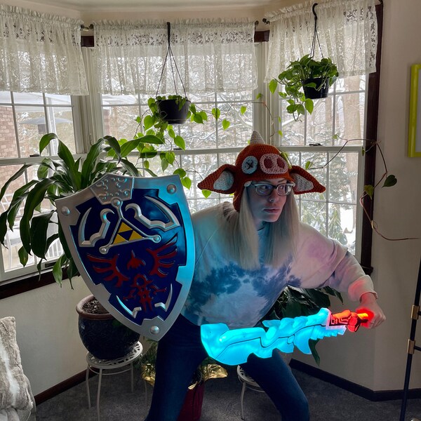 Bokoblin Mask, BOTW, Zelda, Link, Crochet by Allie, Breath of the Wild ...