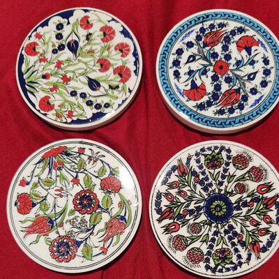 Handmade Turkish Breakfast Set, Decorative Bowl Set, Colorful Ceramic ...