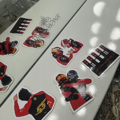 Charles Leclerc 2024 Helmet Sticker Ferrari Formula One F1 Driver - Etsy