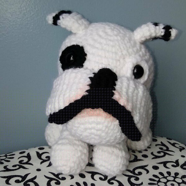 Amigurumi Bulldog Crochet Pattern PDF Instant Download/ Amigurumi ...