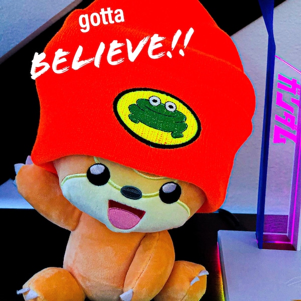 Parappa the Rapper Cosplay Beanie - Video Game Inspired Knit Hat - Etsy