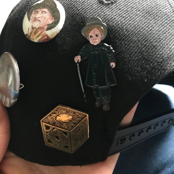 Horror Enamel Pin Set | 3 Horror Pins Combo | Enamel Pins Movies - Etsy