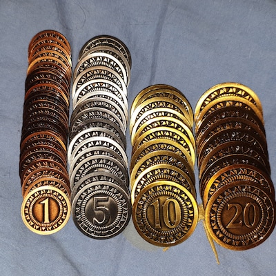 Generic Metal Coins Value 10 10 Pcs - Etsy