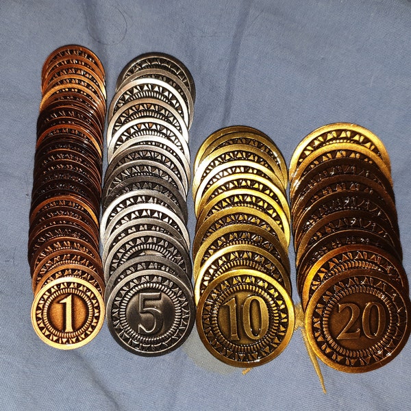 Generic Metal Coins Value "10" - 10 Pcs - Etsy