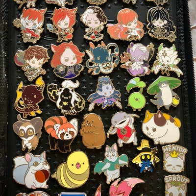 Final Fantasy XIV Pin Set FF 14 Summons Hard Enamel Pins - Etsy
