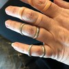 Silver Arthritis DIP or PIP Ring, Finger Splint for Bending Sideways ...