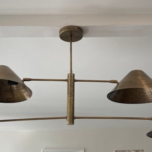 1950s Mid Century Brass 1 Armed Wall Sconce Modern Brass Light ...