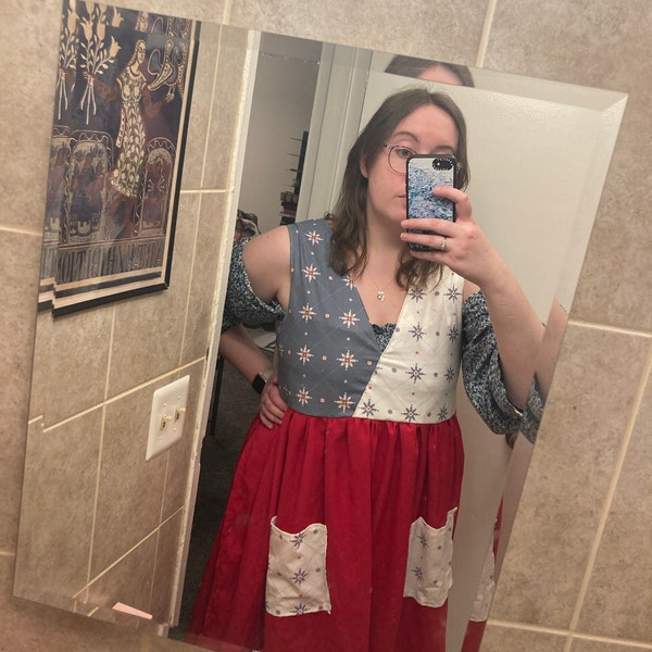 Forager Pinafore PDF Digital Sewing Pattern | Cottagecore Oversized ...