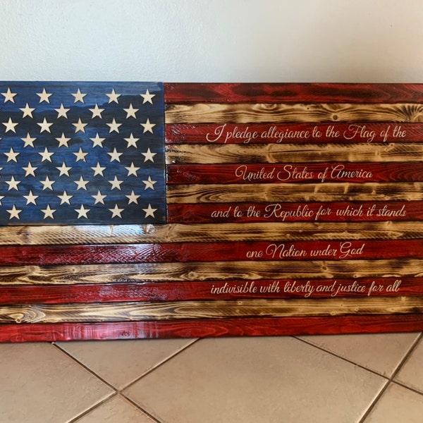 Rustic Handmade Team Flags - Etsy