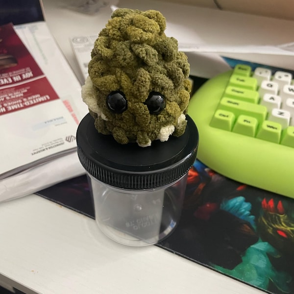 Adopt a Weed Nugget Plushie, Nug in Jar, 420, Marijuana, Stoner ...