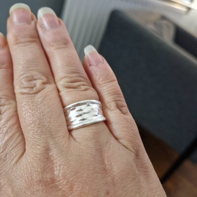 Silver Adjustable Bangle Bracelet, Silver Bangle, Adjustable Simple ...