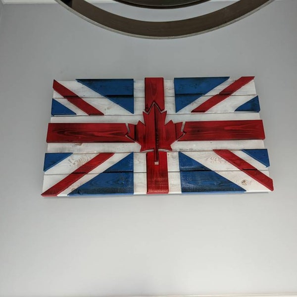 3D Wooden Scotland/canada Flag | Cottage Backyard Decor | Scotland ...