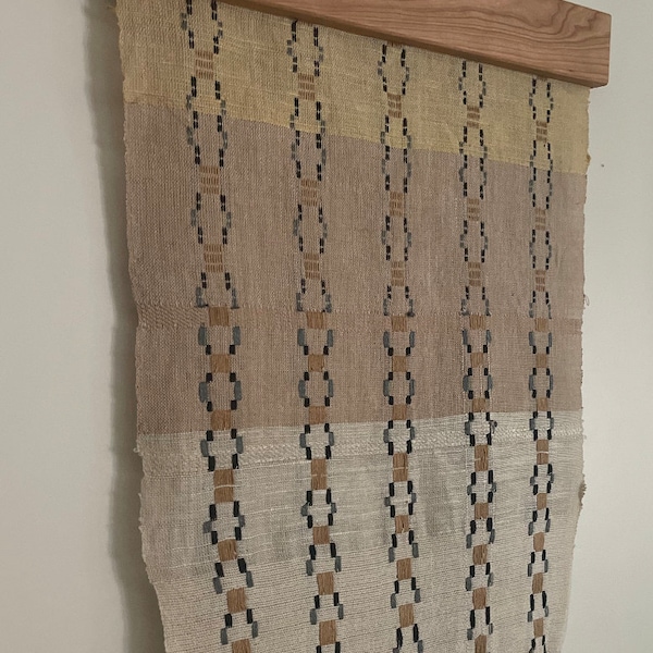 Modern Floating Wall Shelf, Java-stained Cherry & Maple Shelving Unit ...