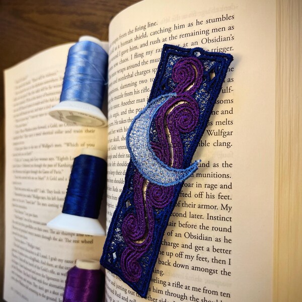 In the Hoop Free Standing Lace Bookmarks 5 Pack, Machine Embroidery ...