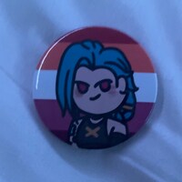 Arcane Chibi Badges - Vi, Jinx, Vander, Silco, Ekko, Sevika, Caitlyn ...