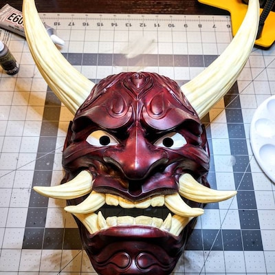 White Death Mask - Etsy