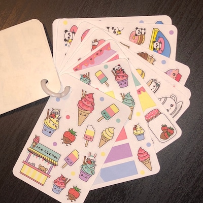 Ready for Summer Stickering Refill Pack 8 Mini Sheets - Etsy
