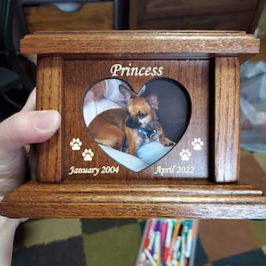 Personalized Engraved Crystal Crescent Memorial Picture Frame - Etsy