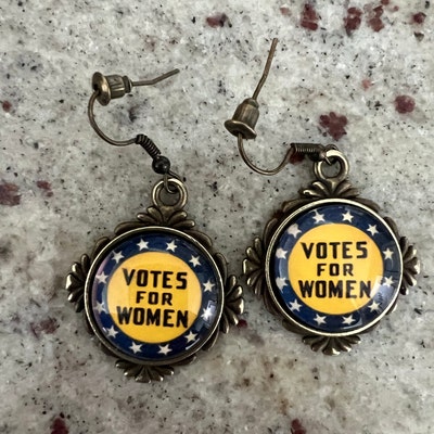 Feminist Jewelry, Suffragette Necklace, Woman's Vote, Suffrage Movement ...