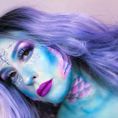 Mermaid Pack 4 Piece Unpainted Silicone Prosthetic Gills / Scales - Etsy