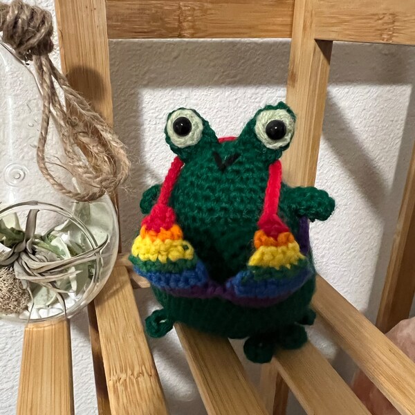 Crochet Pocket Rain Frog Small Amigurumi Plushie or Keychain Buy 3 Get ...