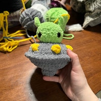 Weebee the Space Invader No Sew Crochet Pattern - Etsy Canada