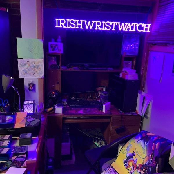 Custom Youtube Neon Sign Neon Youtuber Light Custom Youtuber Neon Sign ...