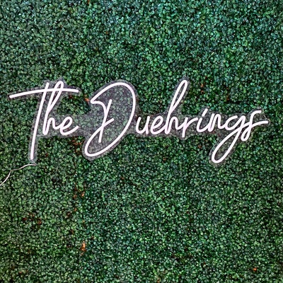 Couple Names Wedding Neon Signs Custom Neon Signs Wedding - Etsy