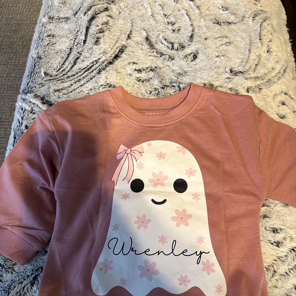 Custom Name Cute Boo Baby Romper, Little Boo Romper, Halloween Ghost ...