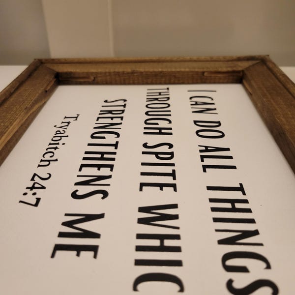 This Home is Built on Love and Profanity | Funny Wall Sign | Snarky ...