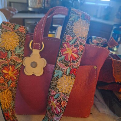 Embroidered Purse Strap Crossbody Strap for Purses Gift for Mom Boho ...