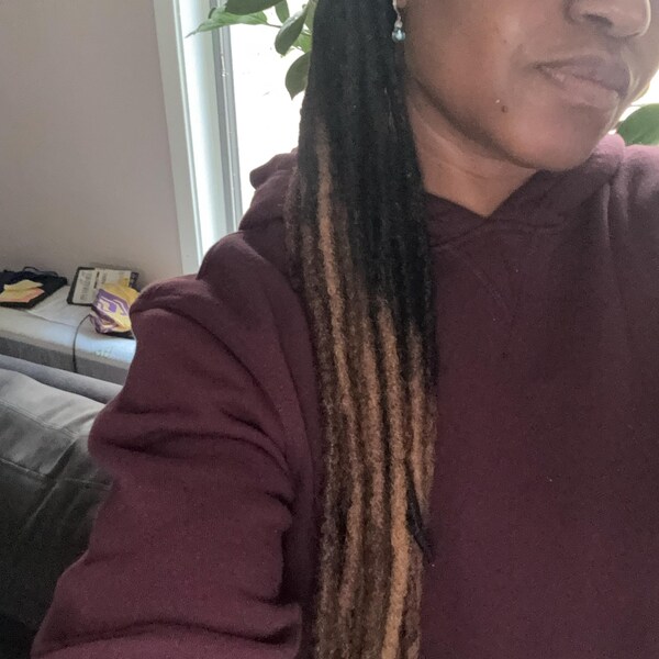 60 Anwi Textured Locs Made From 100% Human Hair Sizes 0.4cm & 0.5cm, - Etsy