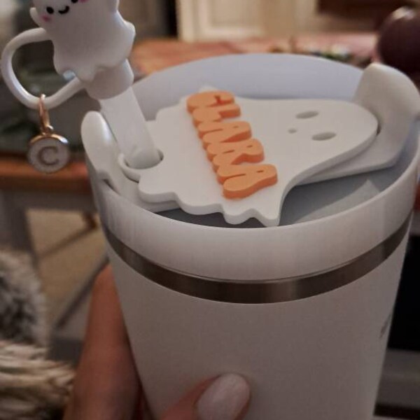 Personalised Tumbler Topper Cup Topper Name Personalised Mug Topper ...