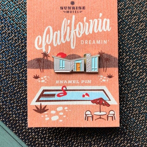 California Dreamin’ Enamel Pin - Etsy