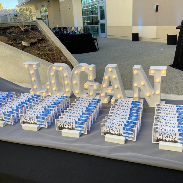 Place Card Holders for Wedding & Event Place Card Display Cards Guests ...