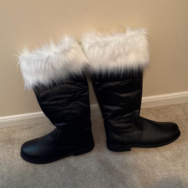 Customizable Santa Claus Boot for Adult and Kids With Jingle Bells ...