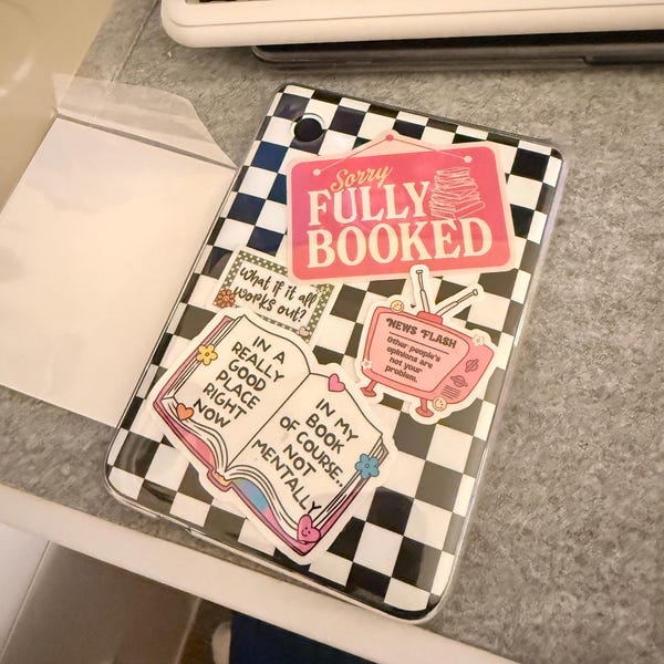 Bookish Sticker, in A Really Good Place Right Now, Anxiety Sticker ...