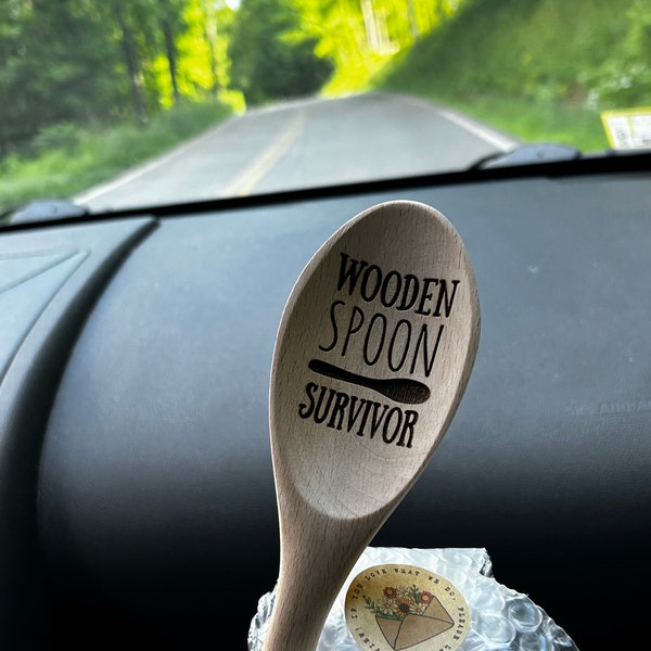 Wooden Spoon Survivor Enforcer Breaker | Engraved Wood Spanking Spoon ...