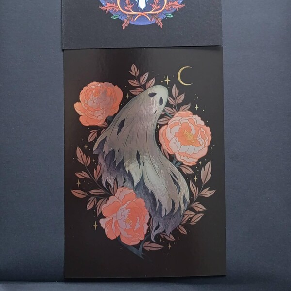 Note Pad A5 -50 Sheets- White Moth --> Pixie Cold Design - Etsy