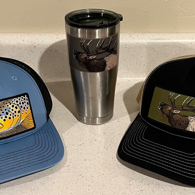 Brook Trout Pattern Flank Decal Sticker - Etsy