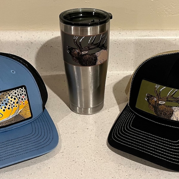 Bull Elk Patches - Etsy