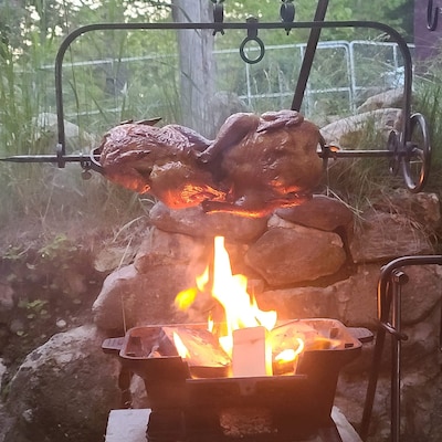 Forged Campfire Cooking Trivet - Etsy