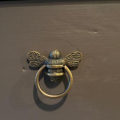 Bee Ring Drawer Pulls Drawer Knob Bee Drawer Handle Solid - Etsy