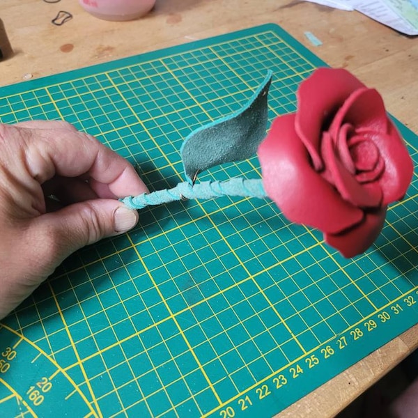 Leather Rose Pattern - Make Your Loved Ones Happy - Hand Gifts - Flower ...