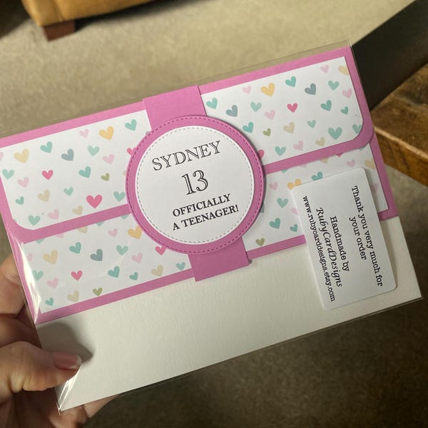 Personalised Wedding Anniversary Money Envelope. Wedding Anniversary ...