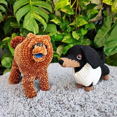 Doberman Amigurumi Pattern / Seamless, Realistic Crochet Dog Pattern ...