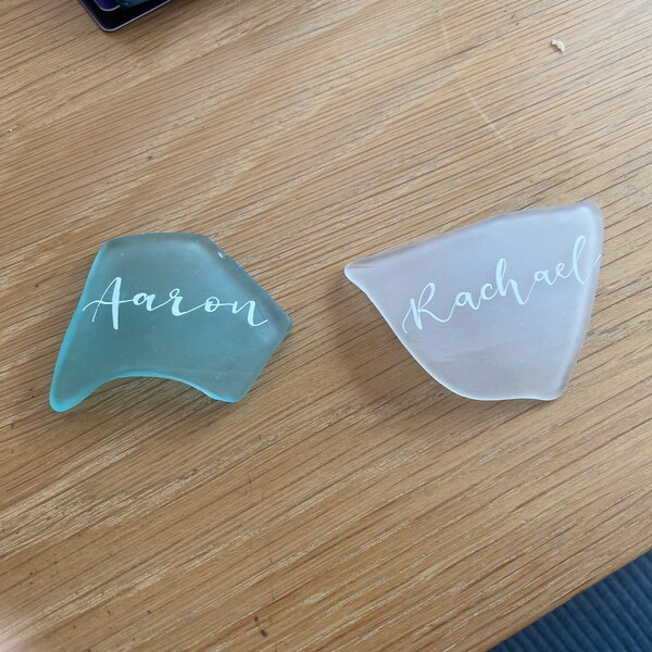 Handwritten Scallop Shell Place Names - Etsy