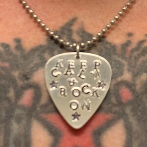 Retro 45 RPM Record Insert Adapter Matte STAINLESS STEEL Pendant Unisex ...