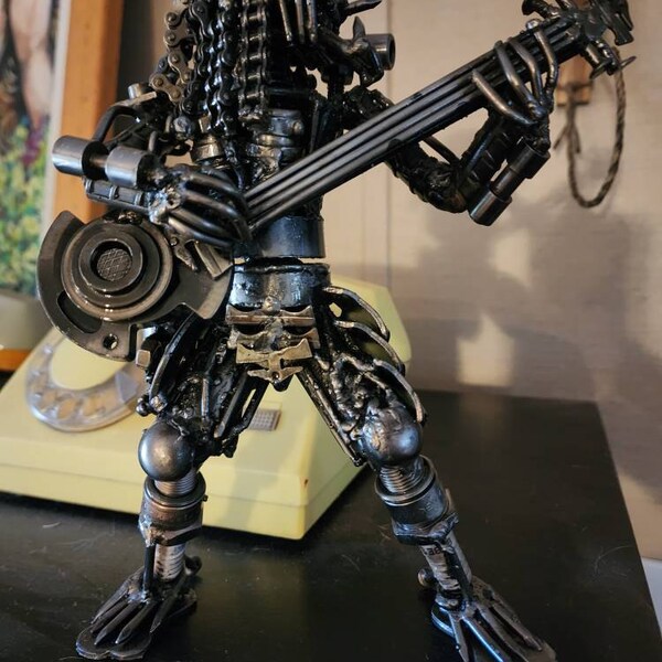 Biomechanical Recycled Metal Monster (made-to-order) / Sustainable - Etsy