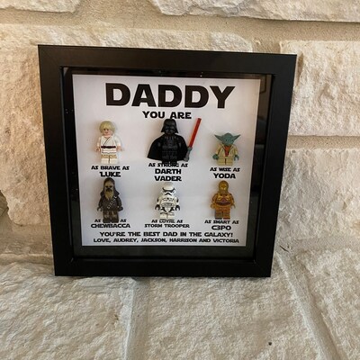 Father's Day Superhero Frame Superhero Father's Day - Etsy